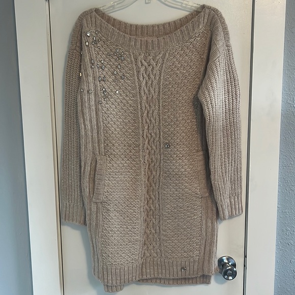 Victoria's Secret | Sweaters | Nwotvictorias Secret Beige Wide Neck ...